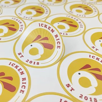 Custom Stickers with Box & Logo | High-Quality Custom Printing | BZ Package